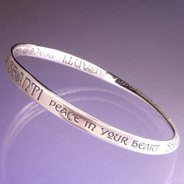 Shanti Peace Mobius Bracelet – Mobius Jewelry & Gifts